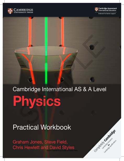 Cambridge As And A Level Physics Practical Workbook Experimental Skills