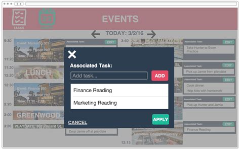 P8 Interactive Prototype — Task Event Management Tool By Sabrina