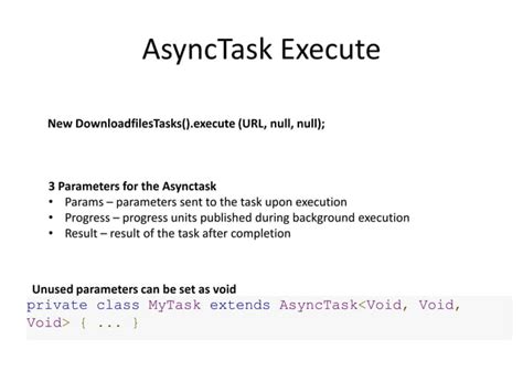 Android Async Task Ppt Free Download