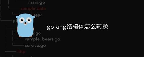 Golang结构体怎么转换 叮当号