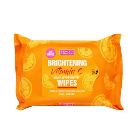 Buy Beauty Formulas Brightening Vitamin C Make Up Remover Wipes 30s