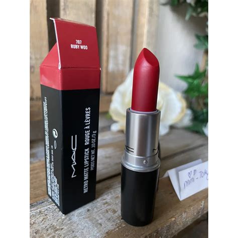 Mac Retro Matte Lipstick Ruby Woo Russian Red Oz Shopee Philippines