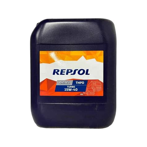 Дизельное моторное масло REPSOL diesel turbo thpd 15w40, 20 л 6421R ...