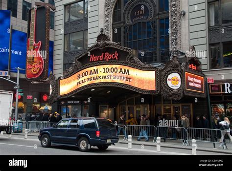 Hard Rock Café Manhattan New York City United States Stock Photo Alamy