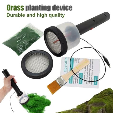 Static Grass Applicator Kit Diy Electrostatic Flock Landscaping