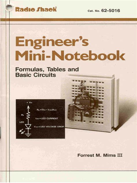 Engineer S Mini Notebook Formulas Tables Basic Circuits Pdf