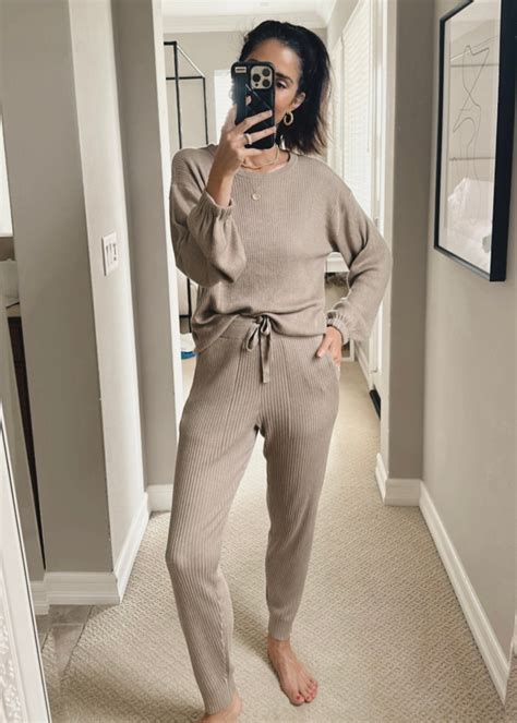 Textured Matching Set Stylin By Aylin