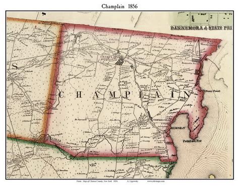 Champlain Ny Map At Russell Montgomery Blog