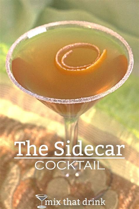Sidecar Cocktail Recipe Mix That Drink