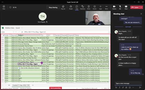 Sharing Excel Workbooks In Teams Meetings