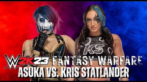 Asuka Vs Kris Statlander Tables Match Wwe 2k23 Youtube
