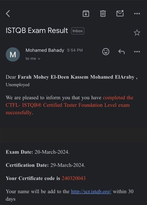 Farah Mohey On Linkedin Softwaretesting Embeddedtesting Iti