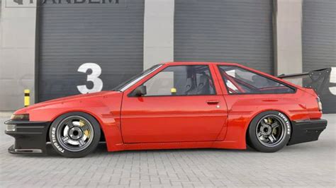 Pandem Aero Toyota Ae86 Corolla Trueno Hatchback Blacklist
