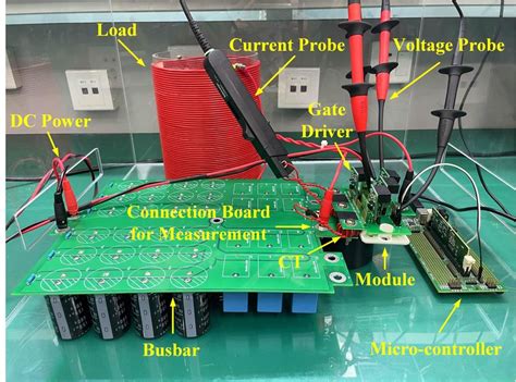 the three level npc power module and its gate drive circuit under test
