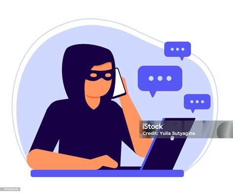 온라인 및 전화 사기 컴퓨터 해커 소셜 미디어에서 도둑 남자 사기 인터넷 부정 행위 은밀한 범죄 사이버 범죄 데이터 해킹 돈