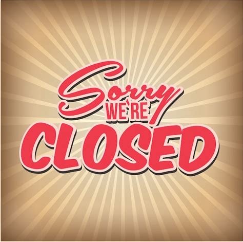 Images De Affiche Fermeture Exceptionnelle Téléchargement Gratuit Sur