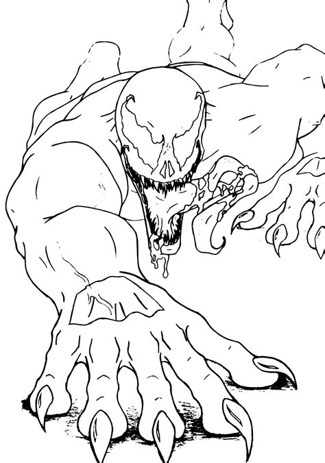 Venom Coloring Pages Pdf