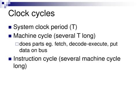 what is clock cycle in microprocessor at flor jackson blog