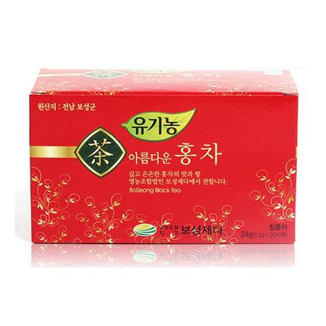 보성제다 유기농 아름다운 보성 홍차 티백 12g 20티백 10개 에누리 가격비교