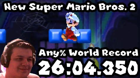 New Super Mario Bros 2 Any Speedrun 2604333 Rta F World Record