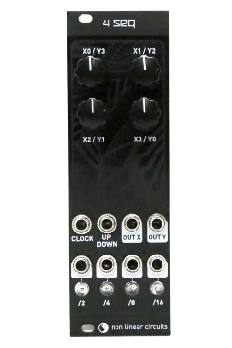 4seq Panel Black Magpie Modular Modular Addict Synth Diy
