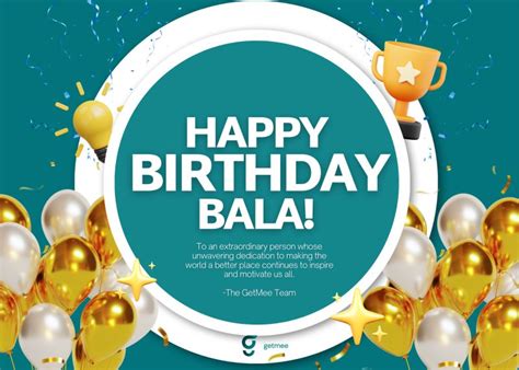 Getmee On Linkedin Happy Birthday To Our Founder And Ceo Balendran