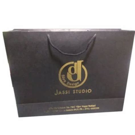 Printed Craft Paper Carry Bag Capacity 500gm At Rs 8 In Indore Id