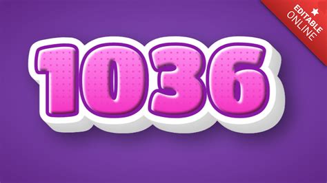 1036 Soft Pink 3d Text Effect Generator