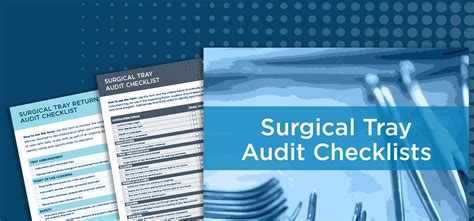 Surgical Tray Audit Checklist Surgical Equipment Agiliti
