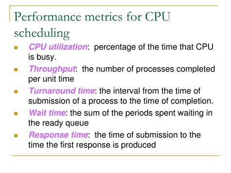 PPT CPU Scheduling PowerPoint Presentation Free Download ID