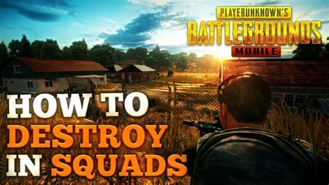 Destroying Squads In Pubg Mobile Youtube