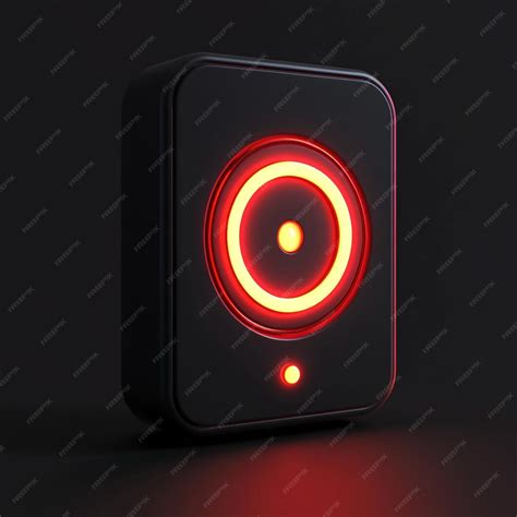 3d Advanced Sensor Icon High Tech Detection And Monitoring Illustration