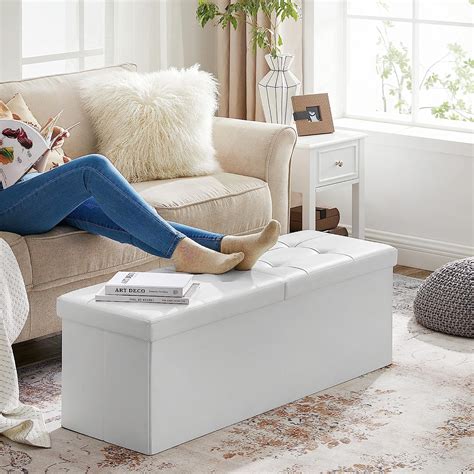 Bergwald Pufs Uzglabāšanai Balts Rustic Room