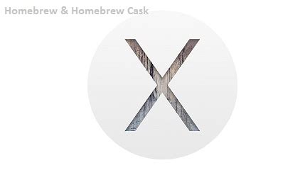 Install Homebrew Homebrew Cask And Install Packages Using Brew And