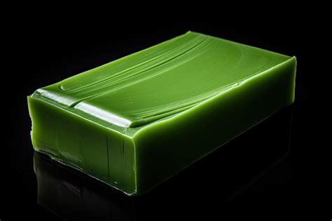 Premium Ai Image Soap Bar That Is Green