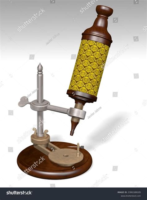 3d Illustration Robert Hookes Microscope Stock Illustration 2391189105 Shutterstock