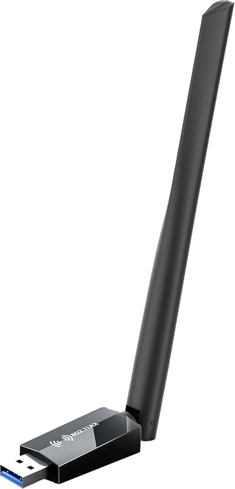 Amazon Com USB WiFi Adapter For Desktop PC WiFi 6 Adapter AX1800 Dual Band 5G 2 4G For