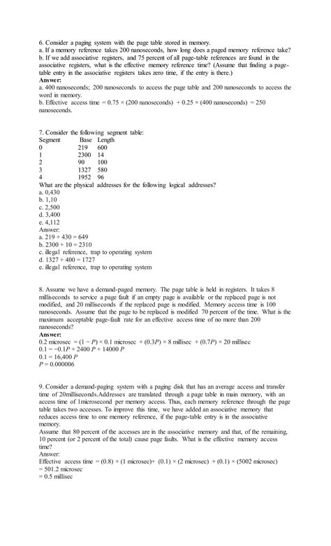 Cs6401 Operating Systems Solved Examples Docx Operating Systems
