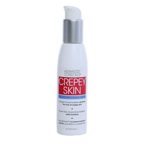 Advanced Clinicals Crepey Skin Wrinkle Smoothing Cream 4 Oz Buymebeauty