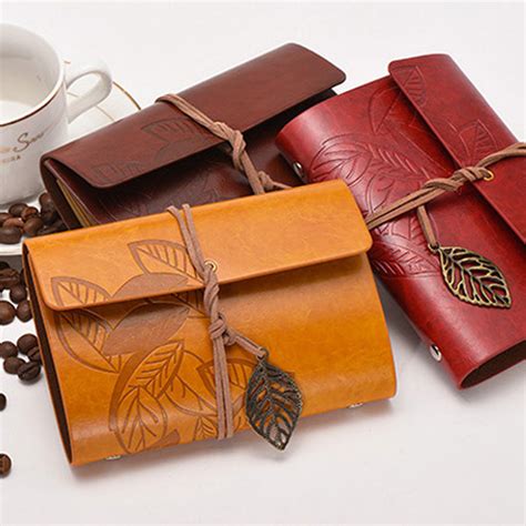 Jual Buku Binder Agenda Kerja Notebook Catatan Kulit Retro Kertas B7