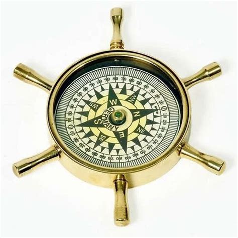Brass Golden Antique Compass Packaging Type Carton Box At ₹ 650 In Roorkee