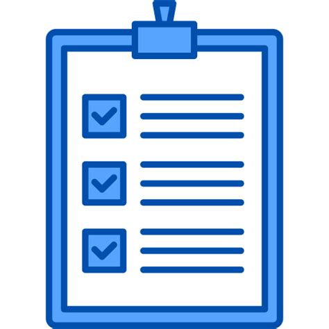 Action Plan Generic Blue Icon