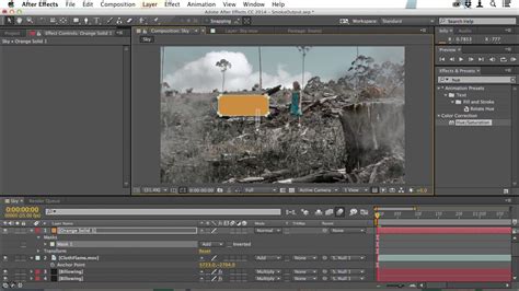 Smoke Fire And Explosions In Adobe After Effects Completing Shots With Glows
