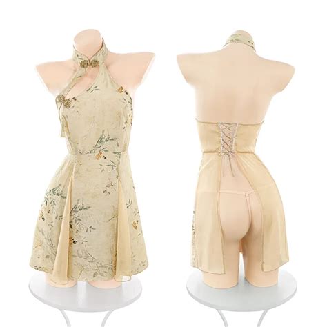 Non Staining Clothes For Sex Doll French Whisper Sheer Lingerie Set