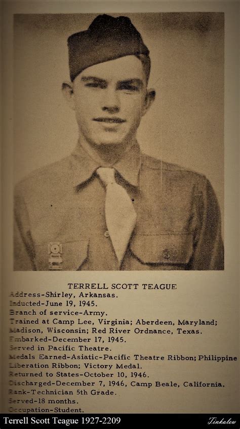 Terrell Scott Teague 1927 2009 Find A Grave Memorial