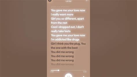 Luh Kel Wrong Lyrics Shorterisbetter Tuinuane Youtube