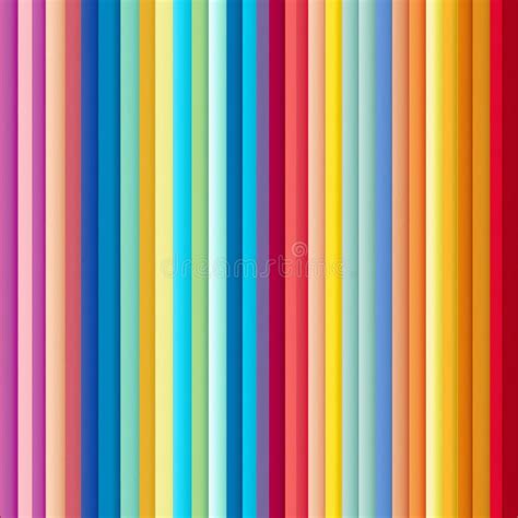 Vibrant Rainbow Striped Seamless Pattern With Playful And Visually