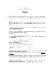 Hw2 Answers Pdf Programming Languages CSCI GA 2110 001 Fall 2019