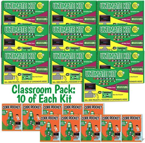 20 Kit Classroom Pack 10 Ultimate Kits 10 Code Rockets Aligns With Standards