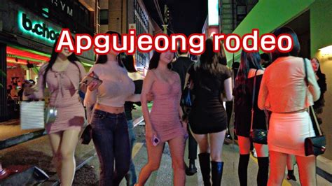 4k Korea Seoul Nightlife🔥토요일 밤에 멋진 압구정로데오 거리 업데이트